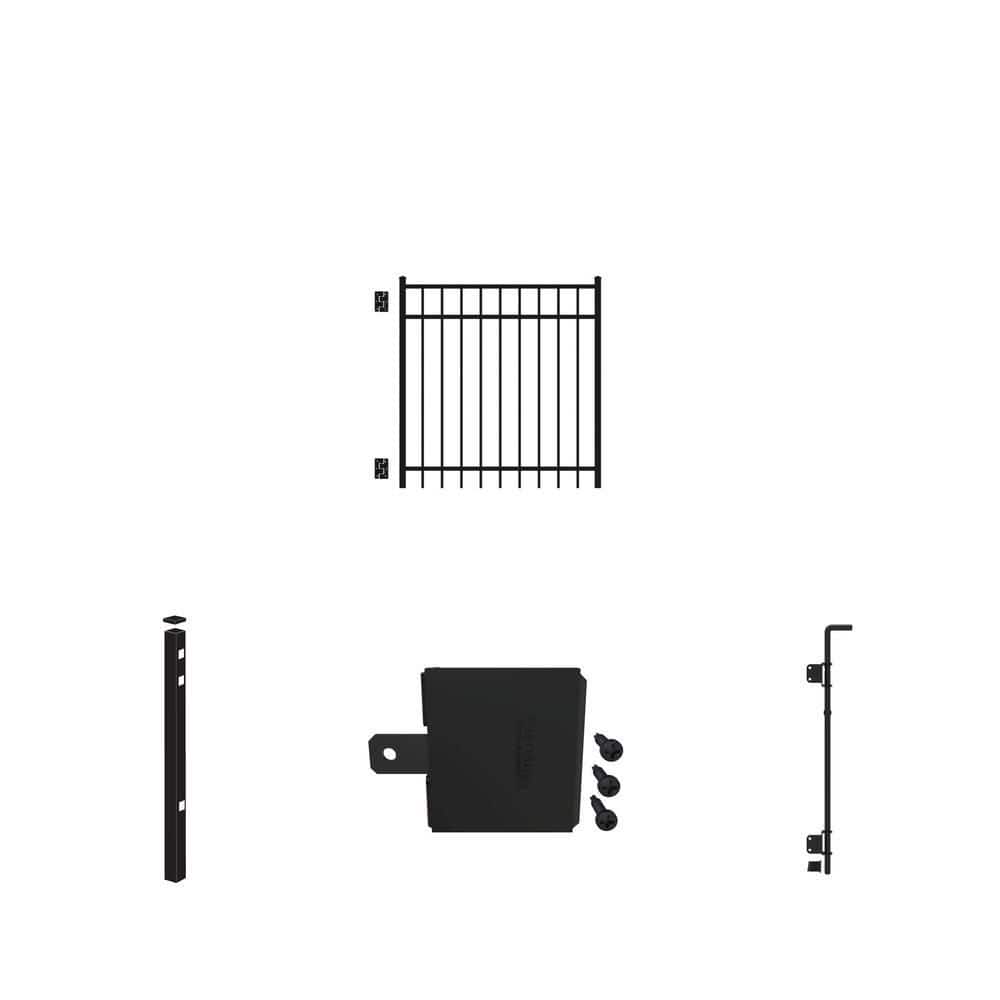 Barrette Outdoor Living Natural Reflections 4 ft. x 4 ft. Black ...