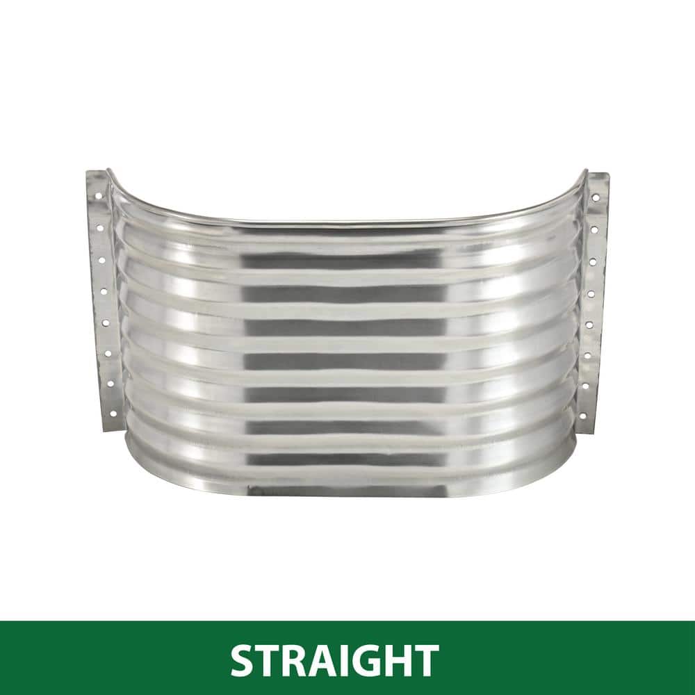 SHAPE PRODUCTS 37 in. x 12 in. x 24 in. Steel Straight Area Window Well ...