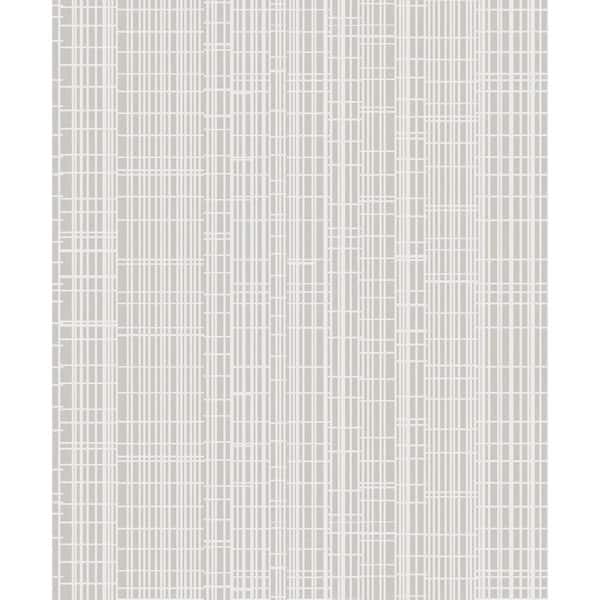 Designer Colors Grey Block Pattern Shimmer Finish Non-woven Non-pasted ...