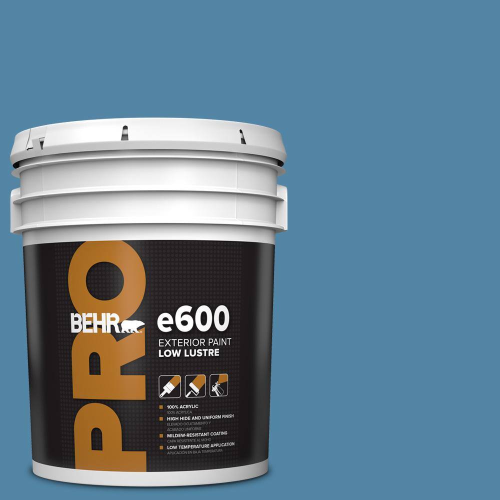 BEHR PRO 5 gal. #M500-4 Hemisphere Low Luster Exterior Paint PR62305 ...