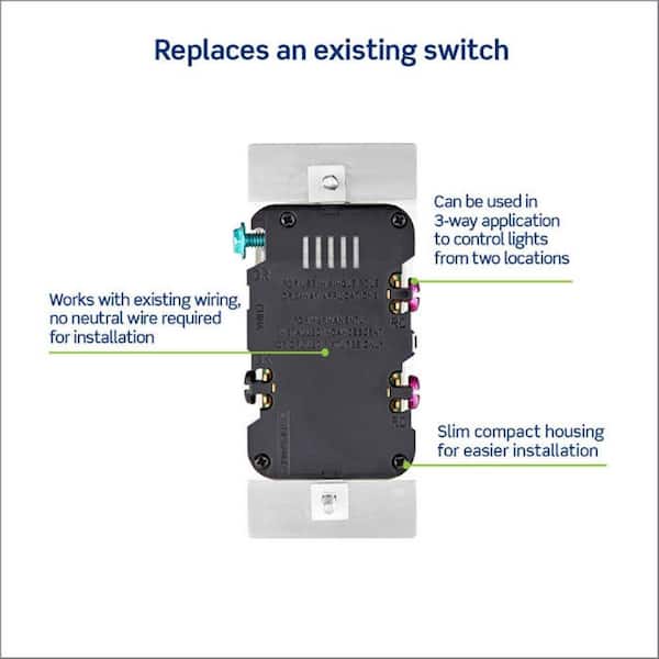 Leviton Dimmers Installation Leviton Trimatron Rotary Dimmer Switch