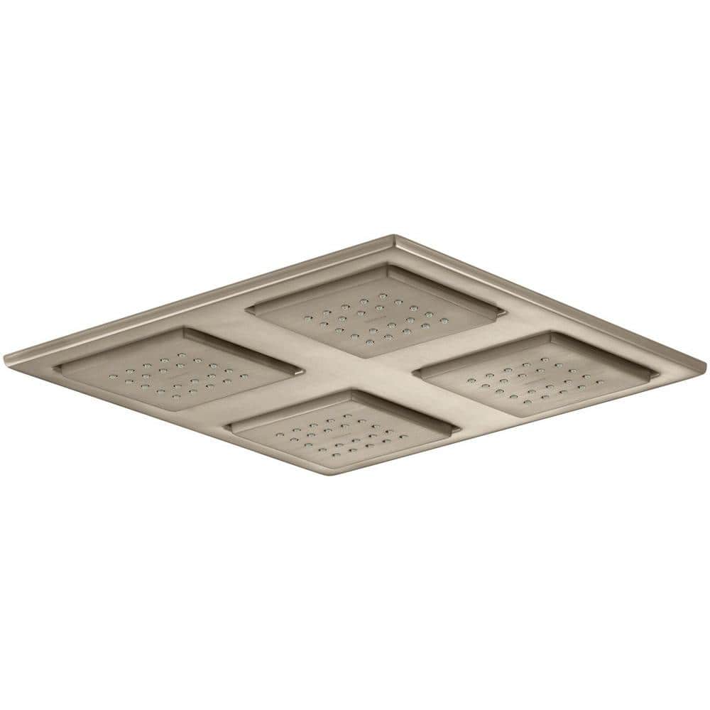 KOHLER WaterTile 1-Spray Patterns 9.875 in. Ceiling Mount Fixed Shower ...