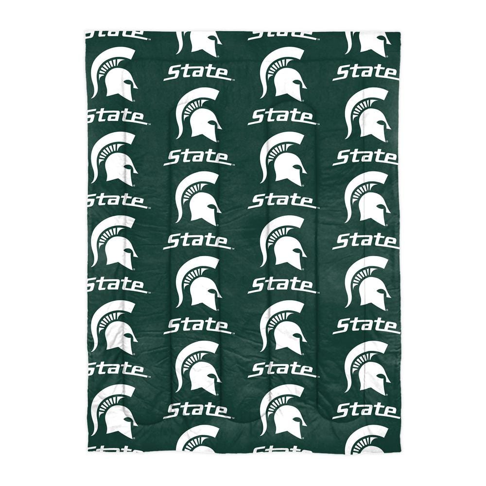 THE NORTHWEST GROUP Michigan State Spartans 4-Piece Multi Colored Twin ...