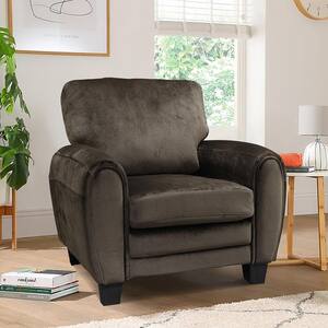 HomeSullivan Mission-Inspired Olive Microfiber Arm Chair 409912-1OL(3A ...