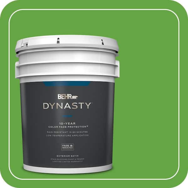 BEHR DYNASTY 5 gal. #430B-6 Caterpillar Satin Enamel Exterior Stain ...
