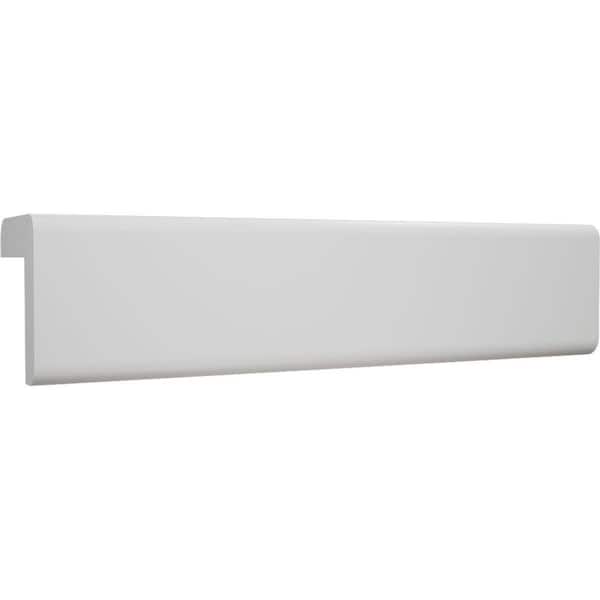 Royal Mouldings 6577 11/16 in. x 11/16in. x 8 ft. PVC Composite White ...