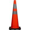 BOEN 36 in. Orange PVC Reflective Traffic Safety Cone TC-36R - The Home ...