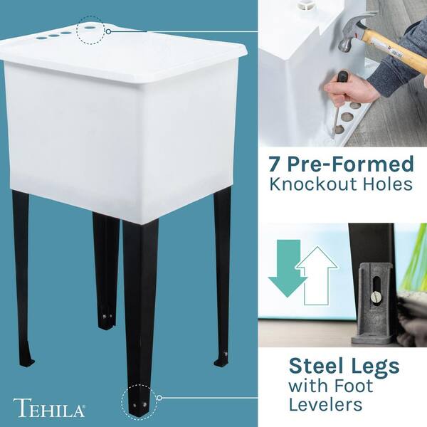 Laundry Sinks With Legs Laundry Sink Legs Utility Sinks At Lowes.com
