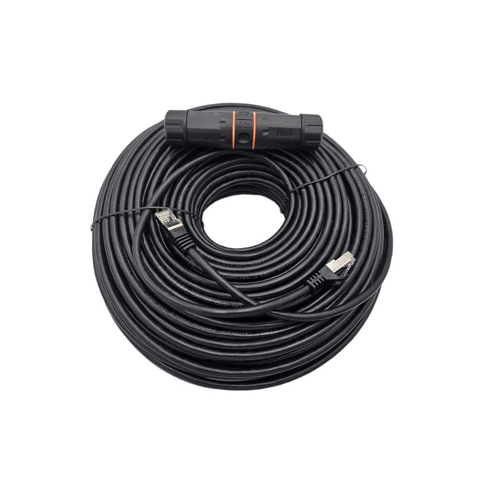 Micro Connectors, Inc 200 ft. Cat 6A Industrial Outdoor-Rated Shielded ...