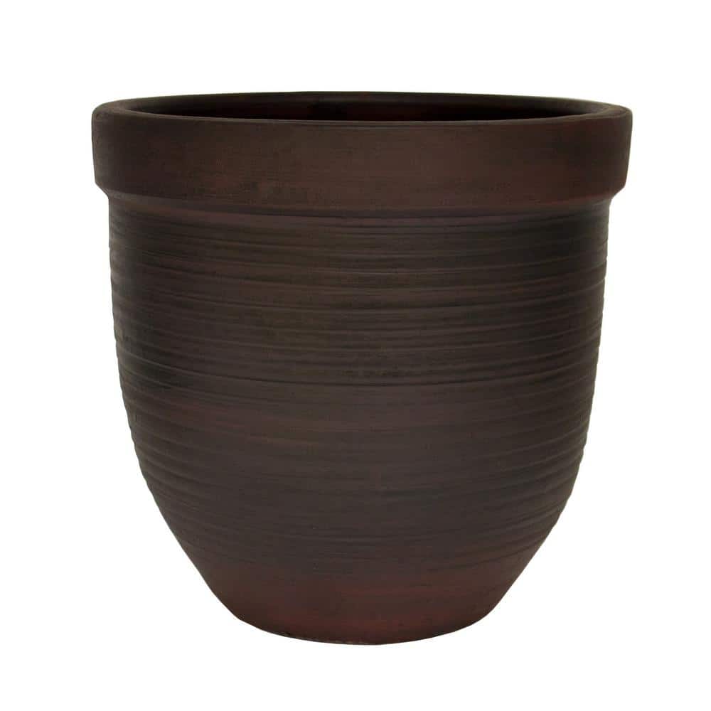 Trendspot 11.25 in. Brown Johanna Ceramic Planter CR10494-11 - The Home ...