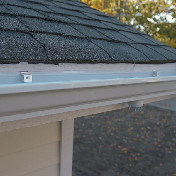 PEAK 5 in. Aluminum Gutter Hanger Pre-Assembled with Screw 1381 - The ...