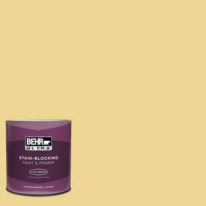 BEHR PREMIUM PLUS 8 oz. #370D-4 Mustard Seed Semi-Gloss Interior ...