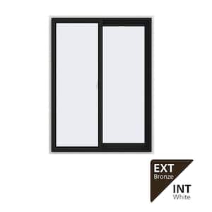 JELD-WEN 36 in. x 48 in. V4500 Right-Handed Sliding Vinyl Window with ...
