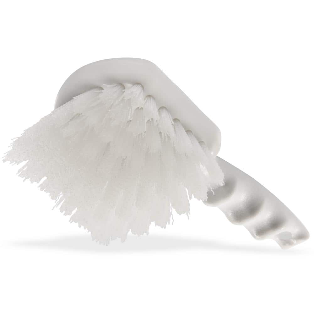 Carlisle 8 in. Nylon Scrub Brush (12-Pack) 4054200 - The Home Depot