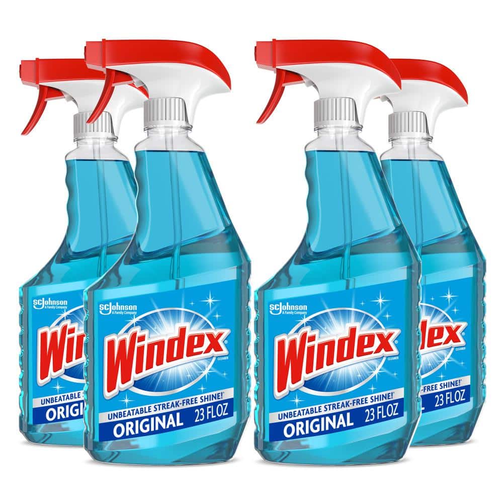 Windex 23 fl. oz. Original Glass Cleaner (4-Pack) 313042 - The Home Depot