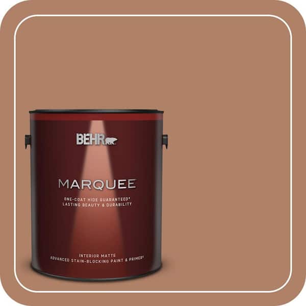 BEHR MARQUEE 1 gal. #S210-5 Cider Spice Matte Interior Paint & Primer ...
