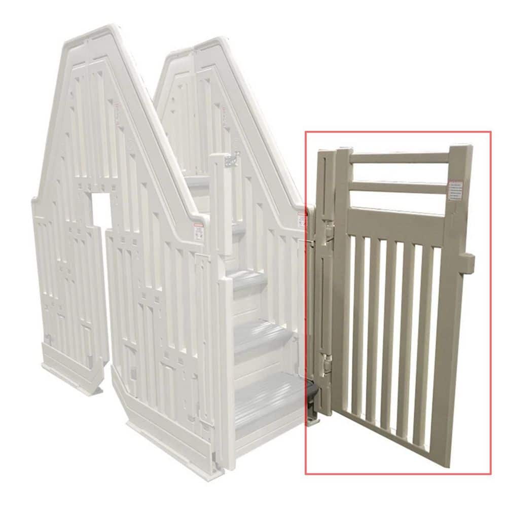 Confer Plastics Pool Entry System Safety Gate for Above Ground Pools ...