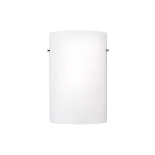 KUZCO Hudson 9-in 1 Light 11-Watt Brushed Nickel/Chrome Integrated LED Wall Sconce WS3309 - The ...