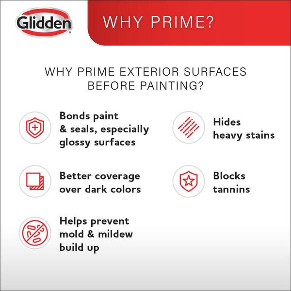 Glidden Premium 1 gal. PPG1006-2 Shark Satin Exterior Latex Paint ...