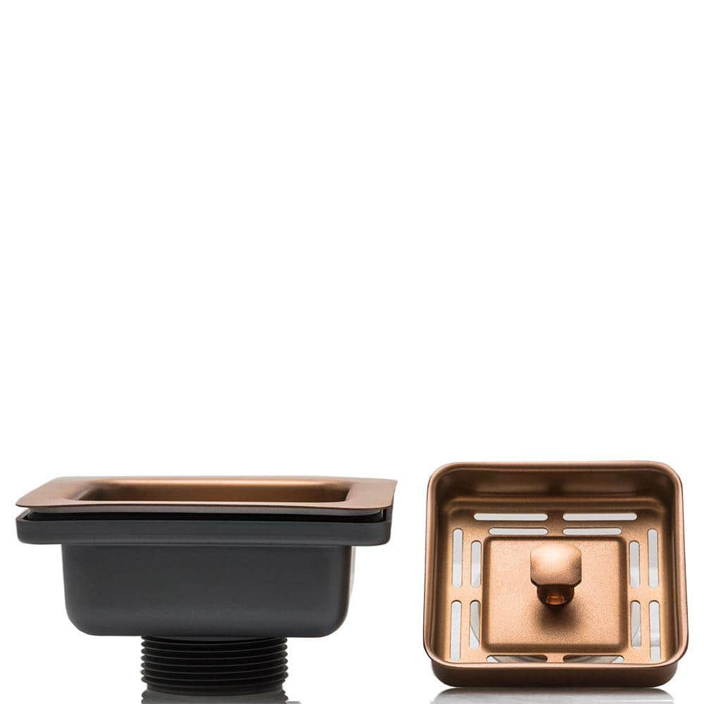 S STRICTLY KITCHEN + BATH Stainless Steel Square Strainer Dain SD-C ...