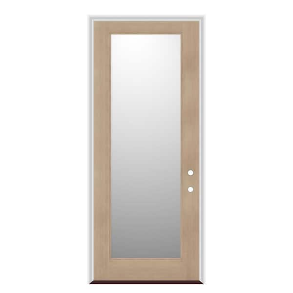 GENESIS ENTRIES 36 in. x 96 in. Left-Hand/Inswing Full Lite Clear Glass ...