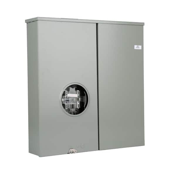 Siemens 400 Amp 8-Space 16-Circuit Combination Meter Socket Load Center ...