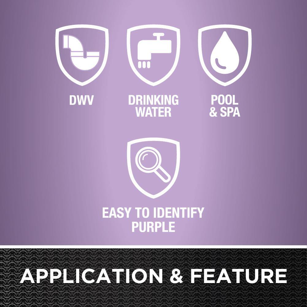 Buy 32 oz. Purple CPVC and PVC Primer Online at Lowest Price in India ...