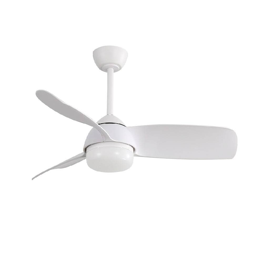 CIPACHO 42.1 in. Indoor White ABS Ceiling Fan with 6-Speed Remote ...