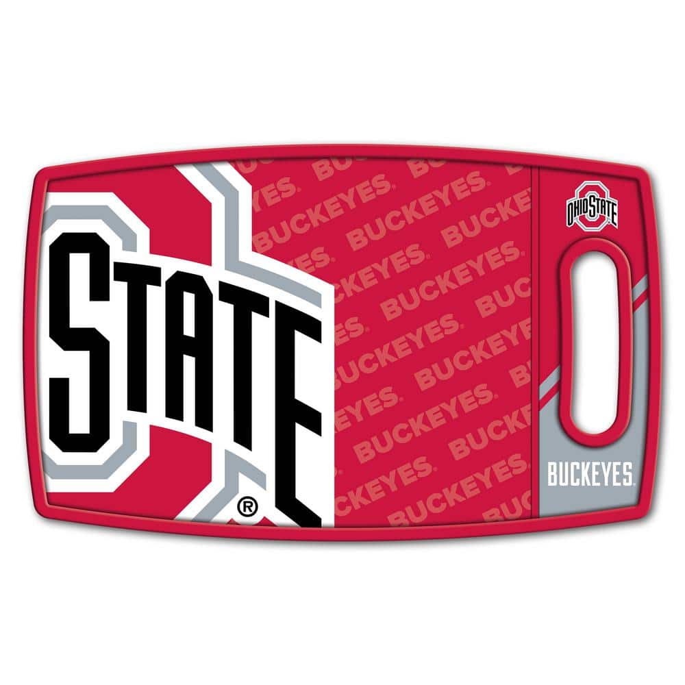 YouTheFan NCAA Ohio State Buckeyes Logo Series Cutting Board 9in x 0 ...