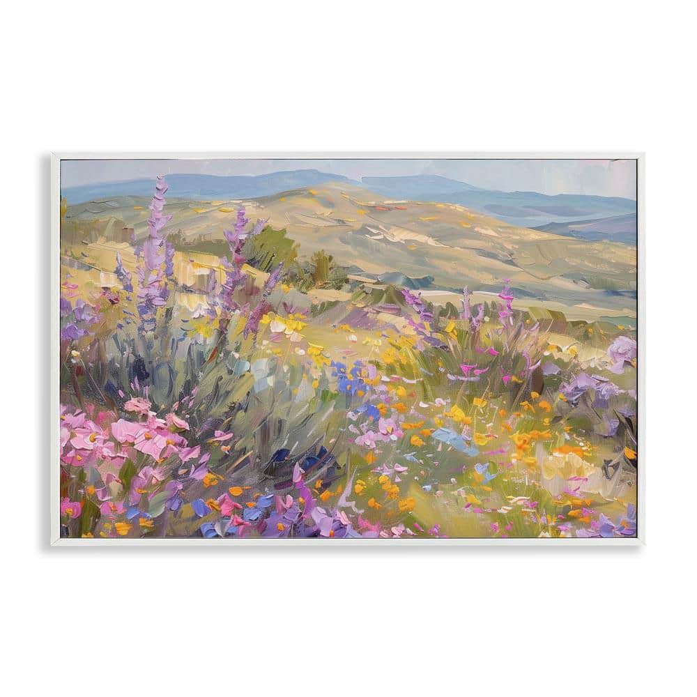 Stupell Industries High Desert Flowers by Gina Kelly White Framed ...