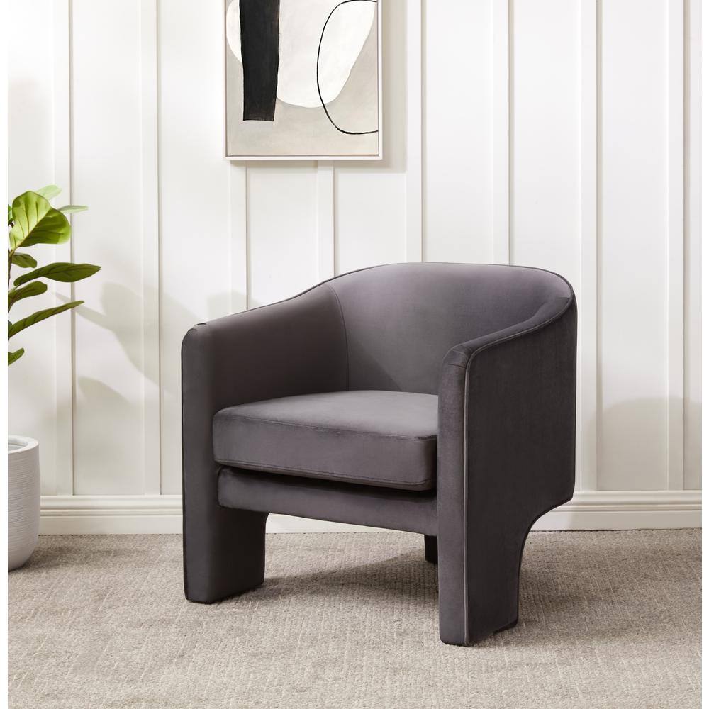 SAFAVIEH Londyn Dark Grey Accent Chair SFV4770D - The Home Depot
