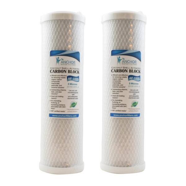ANCHOR WATER FILTERS Carbon Block Replacement Filter Cartridge for AF ...