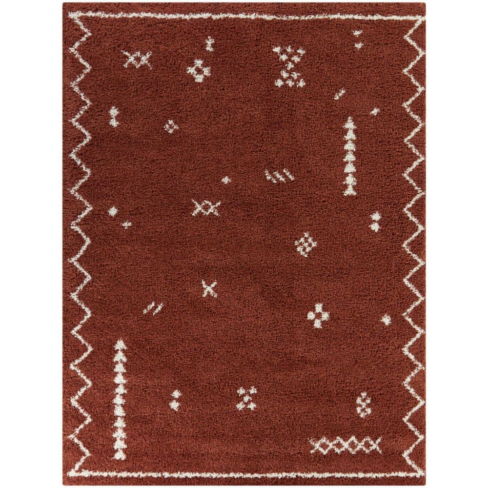 BALTA Eila Rust 7 ft. 10 in. x 10 ft. Tribal Area Rug 3098693 - The ...