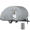 VEVOR Teardrop Trailer Cover Fit for 8 ft. to 10 ft. Trailers Upgraded ...