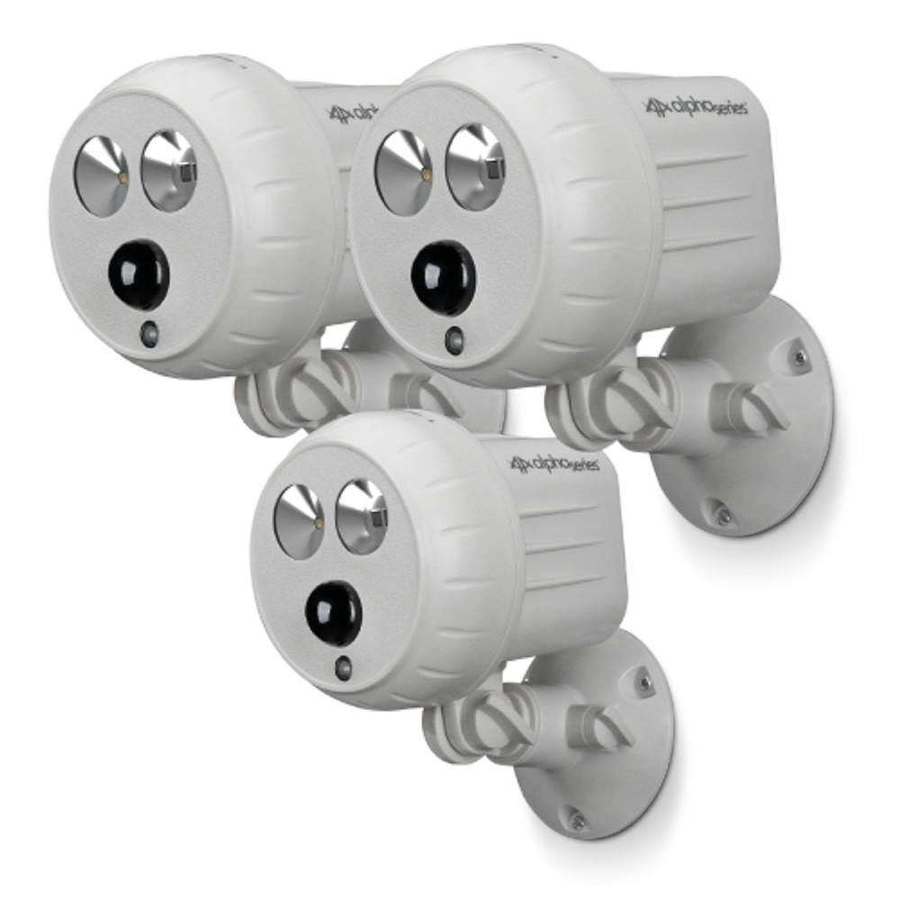 Swann Alpha Series 400 Lumens 180-Degree Motion Activated Spotlight ...