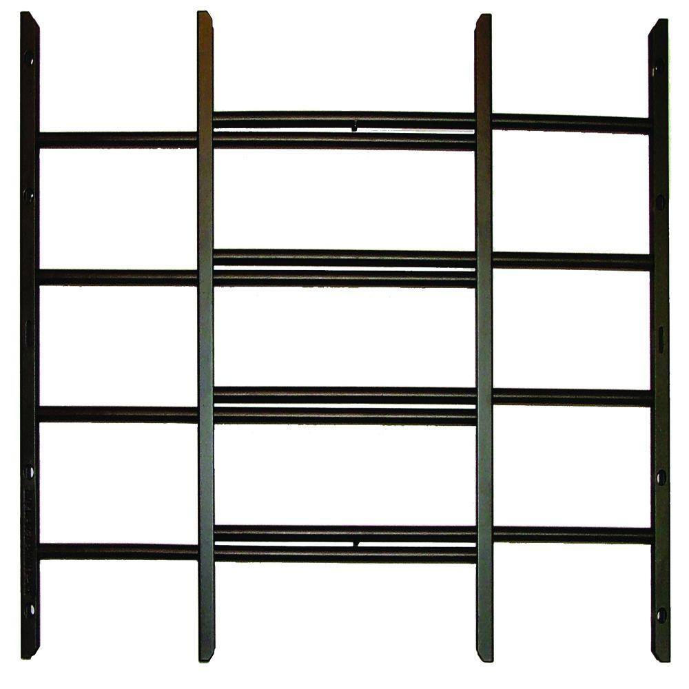 Grisham Awg 4-Bar Window Guard in Black 94911 - The Home Depot