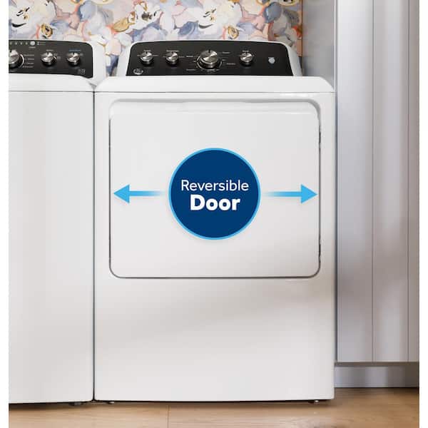 GE 7.2 Cu. ft. White Electric Dryer GTD48EASWWB