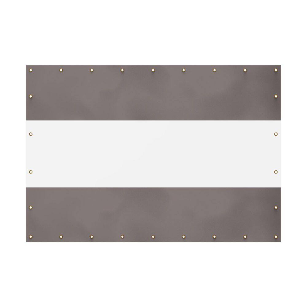 Wildaven 7 ft. x 10 ft. Waterproof PVC Privacy Screen in Gray LKHR ...