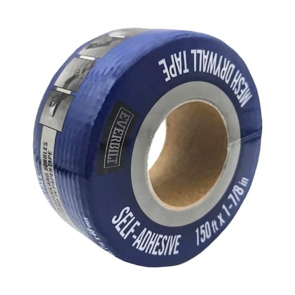 Everbilt 1-7/8 in. x 150 ft. White Self-Adhesive Mesh Drywall Joint ...