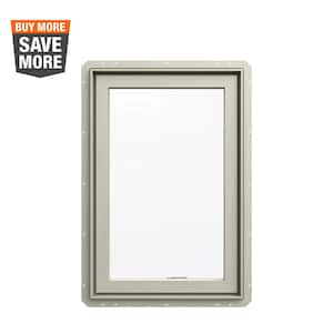 JELD-WEN 24 in. x 36 in. W-5500 Right-Hand Casement Wood Clad Window ...