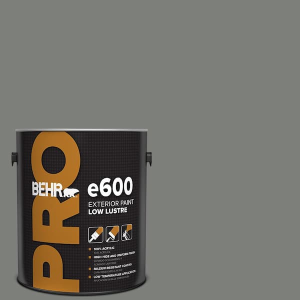 BEHR PRO 1 gal. #MQ6-20 Coastal Storm Low Luster Exterior Paint PR62301 ...