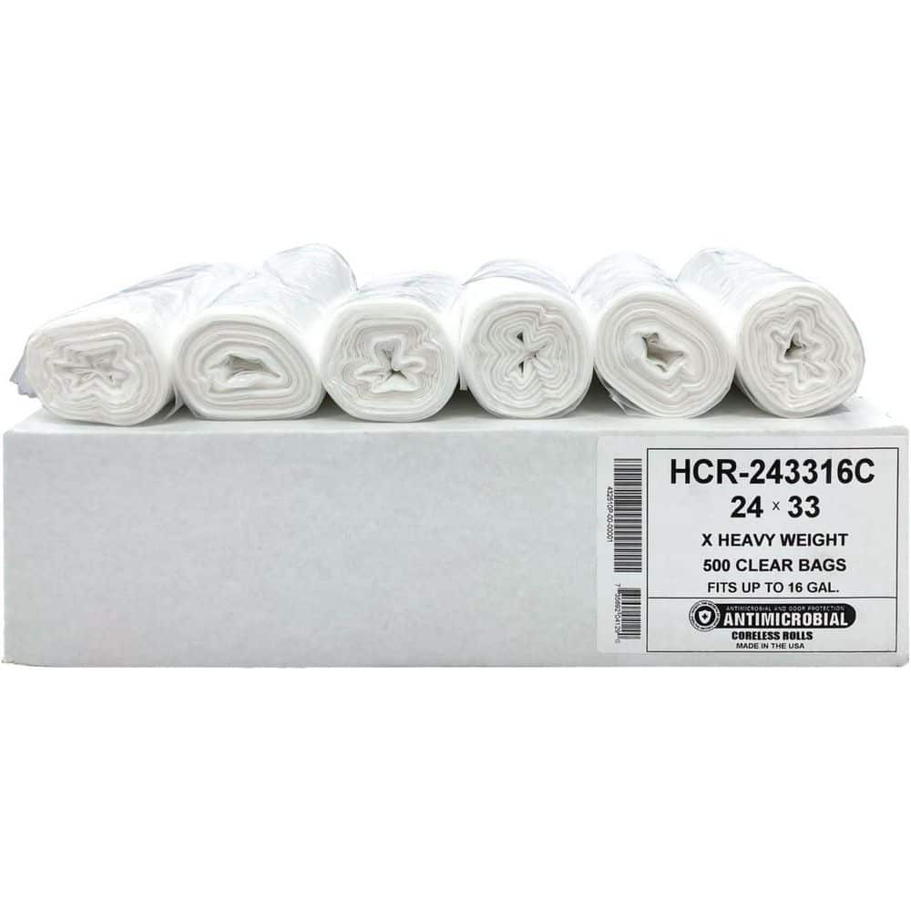 Aluf Plastics High Density Trash Bags, 12-16 Gallon, 500 Count, 16 ...