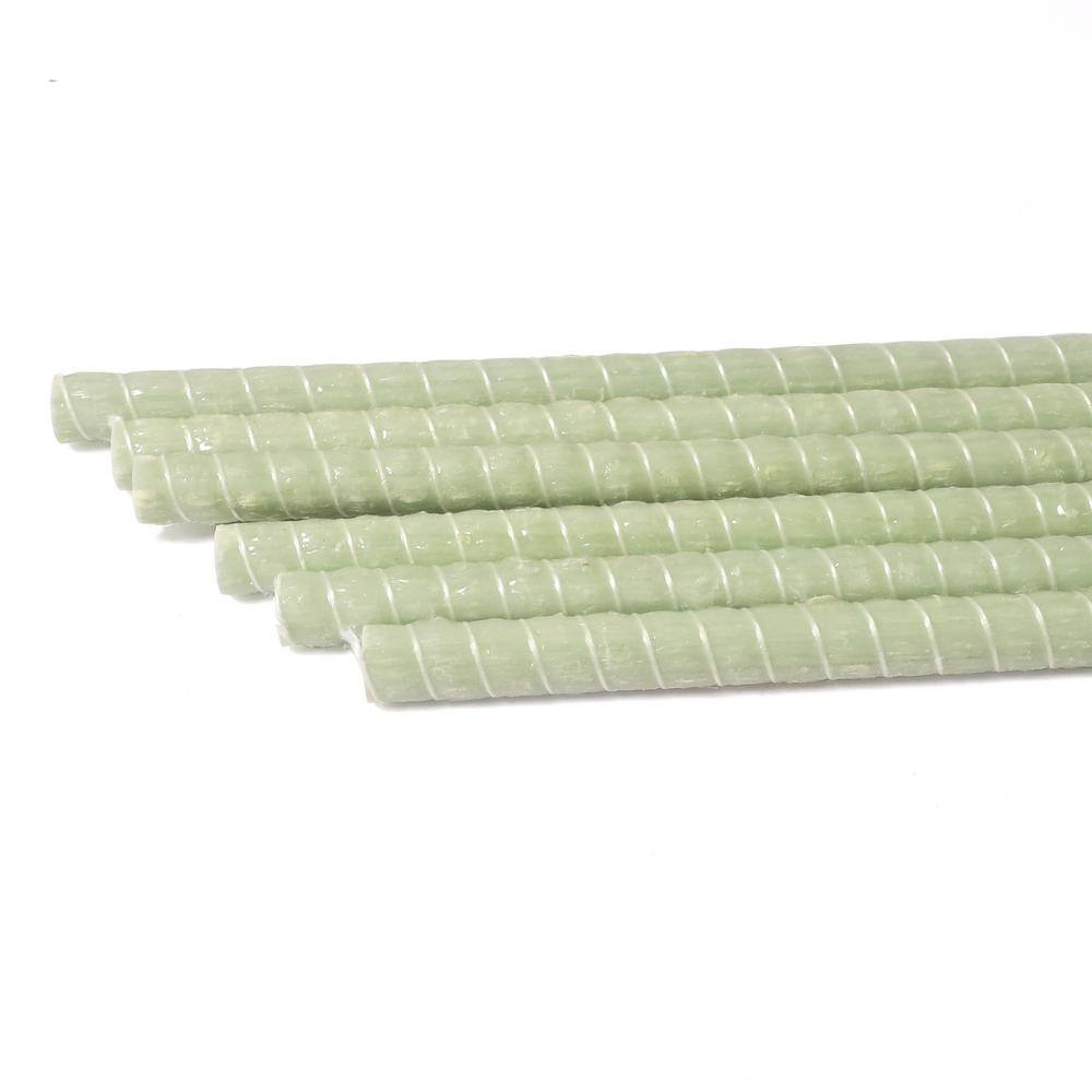 Wellco 1/2 in. x 96 in. #4 Nature Surface FRP Rebar (6-Pack) RB1296W6 ...