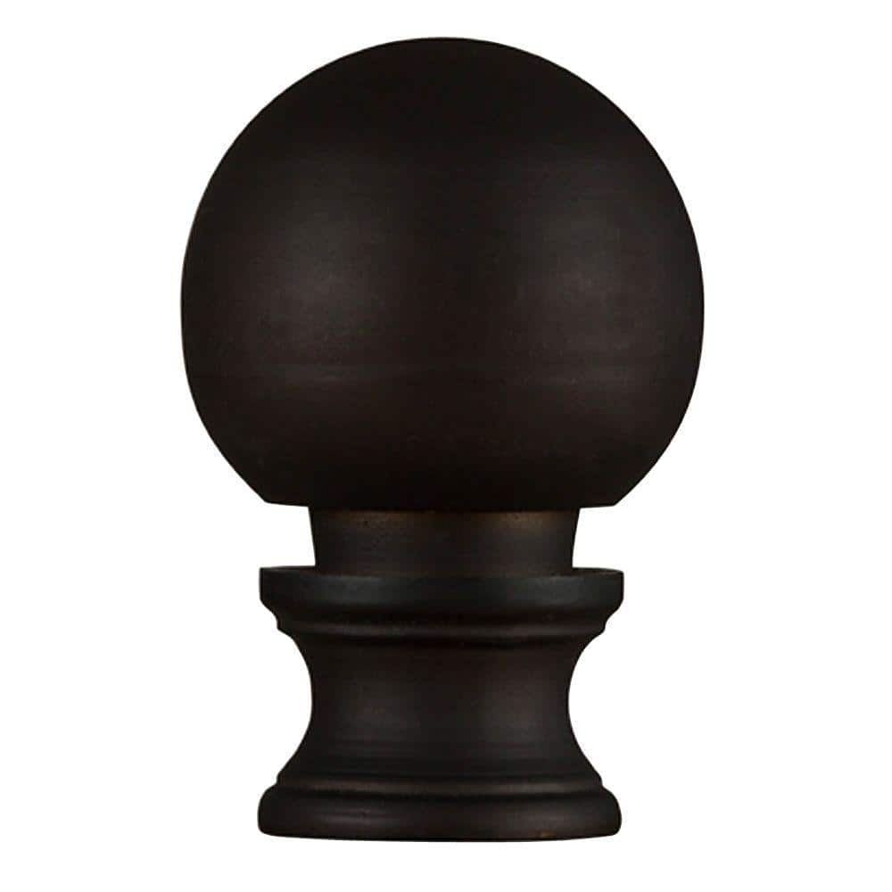 Commercial Electric Oil-Rubbed Bronze Ball Finial 82055 - The Home Depot