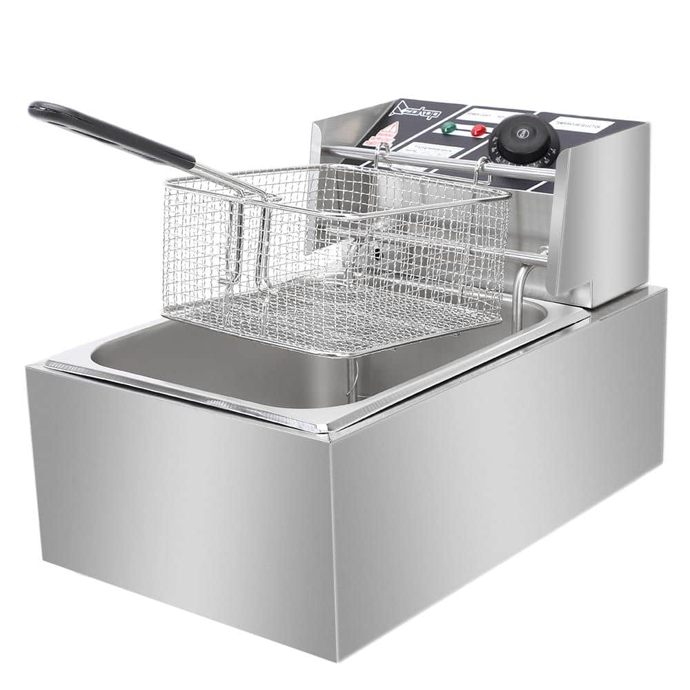 Karl home 6.3 qt. Stainless Steel Electric Deep Fryer 448658122383 ...