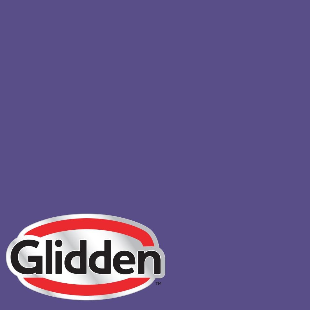 Glidden Diamond 1 gal. PPG1247-7 Eggplant Flat Interior Paint with ... Glidden Diamond 1 gal. PPG1247-7 Eggplant Flat Interior Paint with ...
