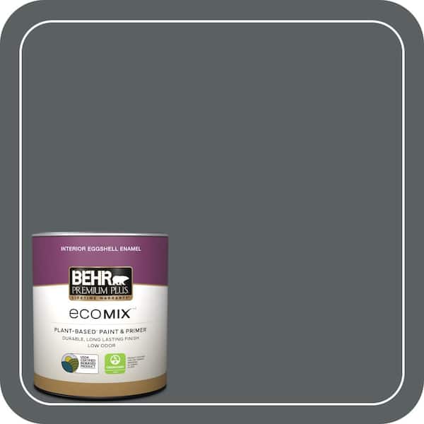 BEHR PREMIUM PLUS 1 qt. #720F-6 Paramount Eggshell Enamel EcoMix Plant ...