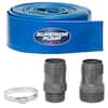 Superior Pump 2 in. x 25 ft. Lay-Flat Discharge Hose Kit 99622 - The ...