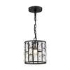 Home Decorators Collection Kristella 1-Light Matte Black Pendant with ...