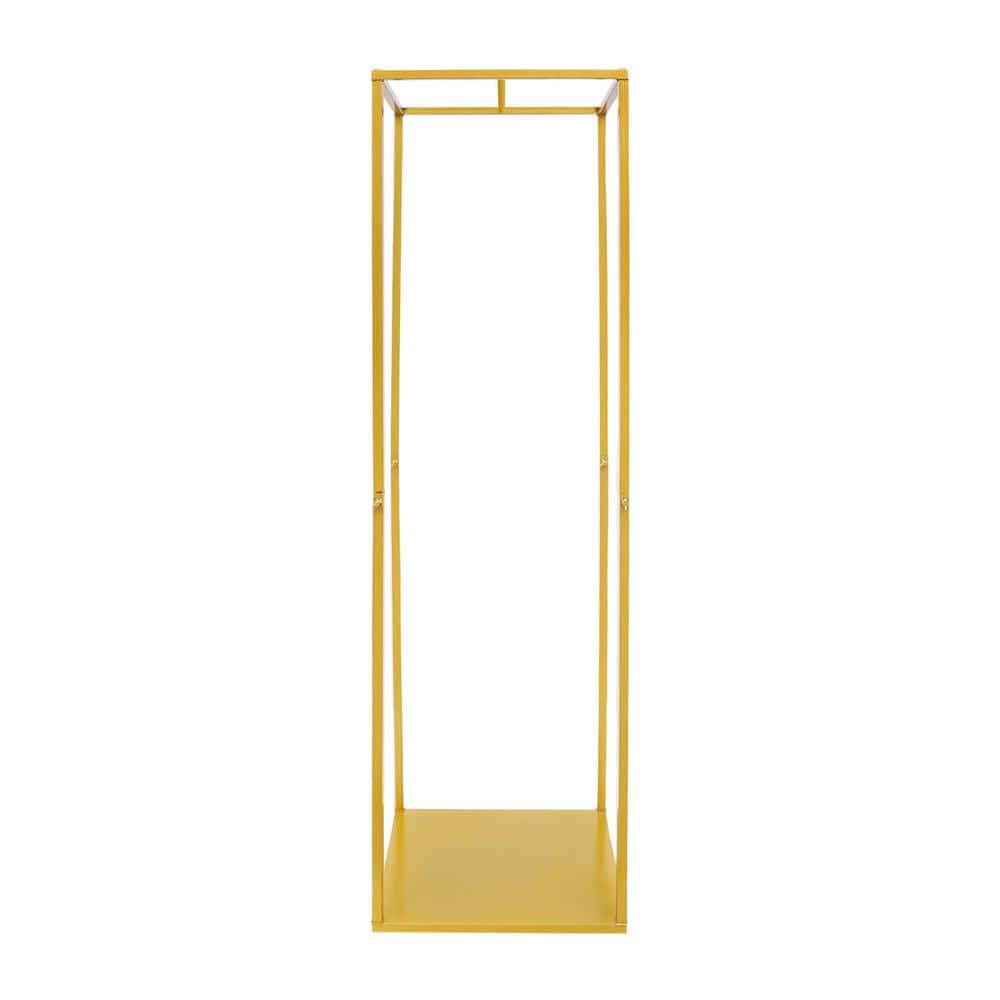 YIYIBYUS Gold Metal Floor-Standing Display Rack Clothes Rack 19.68 in ...